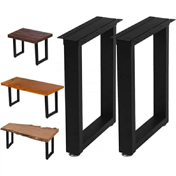 テーブル 脚 パーツ テーブル脚 2本セット 幅40~70cm 高さ40~70cm DIY 組合せフリーテーブル用脚 取り替え脚 アイアンレッグ パーツ 金