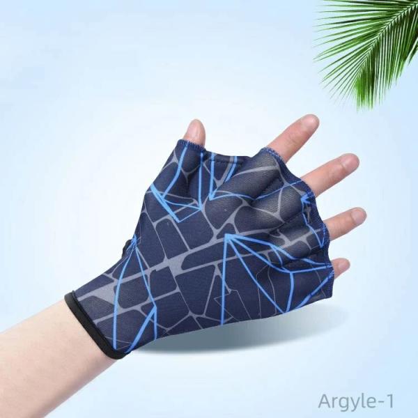 総柄 メンズ ツートン レディース 水中トレーニング 水かき アクアミット 指先が使える カエルの手 水泳用手袋