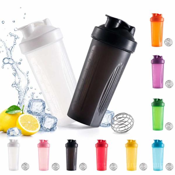 .プロテイン シェイカー 大型 スポーツ シェイクカップ 1個 600ml 20oz は 金属製 撹拌ボール 付き で プロテインパウダー の シェイク ドリンク ミキシング 用 に 便利 な スポーツ ウォーターボトル です。ジム 学校 ...