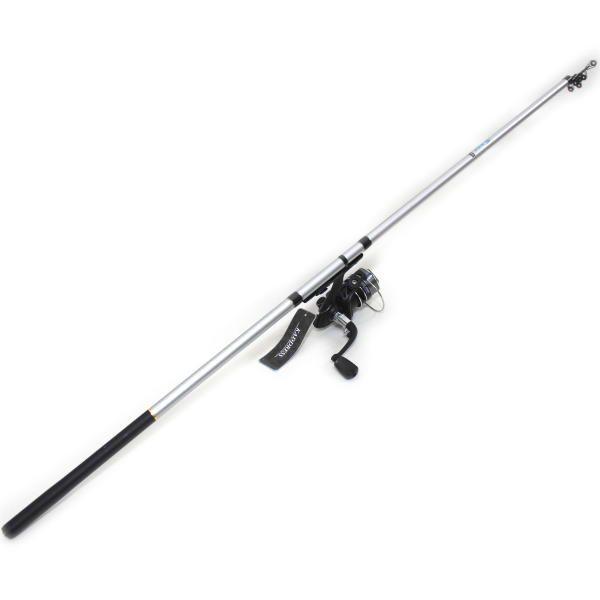 手軽に磯・防波堤でのエサ釣りやサビキ釣りが楽しめる、初心者の方にもおすすめのお手軽・お手頃セットです。リールは左右どちらにもハンドル付け替え可能。パッケージを省いたバルク品のため、コストパフォーマンスに優れています。【ロッド】・磯防波堤27...