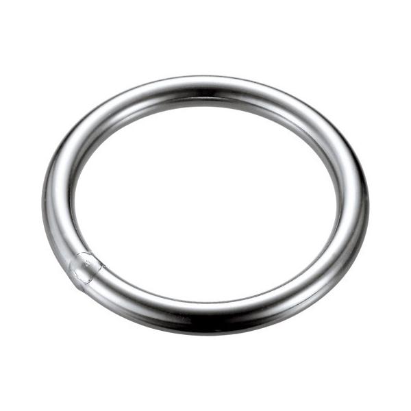 特殊ステンレス製のリングです。様々な用途に使用できます。メーカー:浅野金属工業品名:溶接リング材質：SUS304d:3mm/D:25mm/重量:5g/使用荷重:20kg納期の目安：毎週火曜日午前10:00までのご注文分は、翌日水曜日に入荷・...