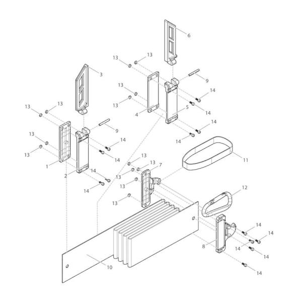 【第一精工】 ノギスケール　125イエローのパーツNo.7です。【発送方法】通常配送宅配便：対応メール便：不可