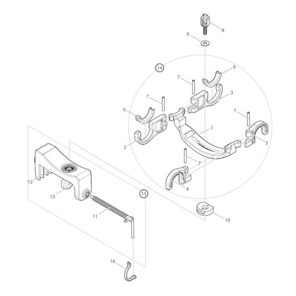 【第一精工】 受二郎のパーツNo.4です。【発送方法】通常配送宅配便：対応メール便：不可