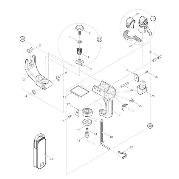 【第一精工】 ミニラークタイプSのパーツNo.8です。【発送方法】通常配送宅配便：対応メール便：不可