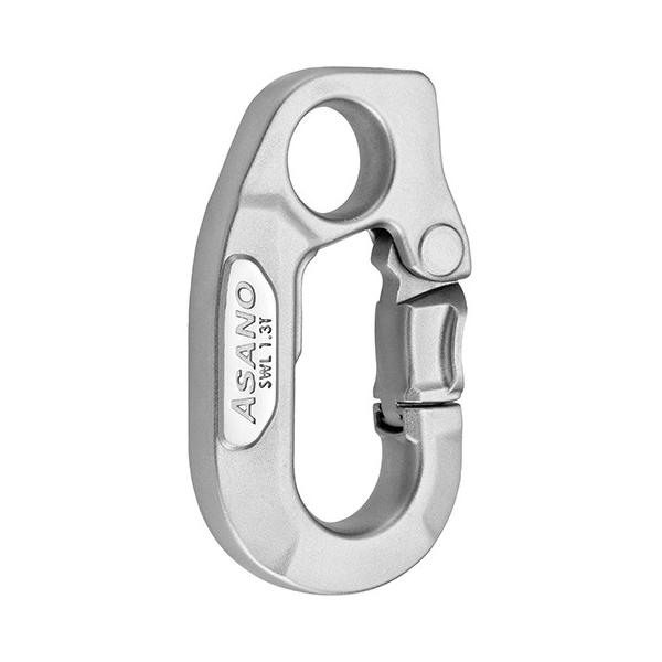 スナップフックPAT.です。メーカー：浅野金属工業品名：スナップフックPAT.サイズ:2SHS(mm):30L(mm):143L1(mm):110B(mm):81H(mm):20H1(mm):18H2(mm):24D(mm):27重量(g)...