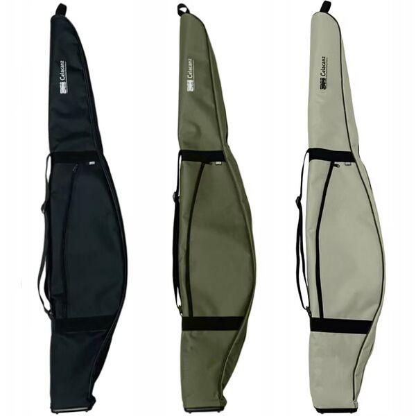 振出竿や2ピースのルアーロッドに対応した、ソフトタイプのロッドケースです。調整可能なショルダーベルトが付属しています。生地内ににクッションが内蔵されており、大切なロッドをしっかり保護。移動中の衝撃からロッドを守ります。たも網などの小物を収納...