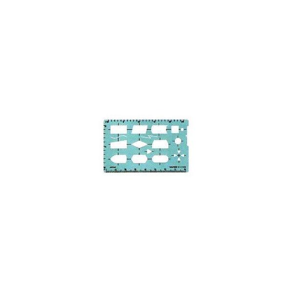 ●携帯用に便利なカードサイズのテンプレートです。 ●色：グリーン　片つや片マット ●材質：対衝撃アクリル樹脂（PMMA） ■0.5ｍｍシャープペンシル専用 ■サイズ：54×86×0.6(mm) クロネコメール便対応可能 ※在庫状況により営業...