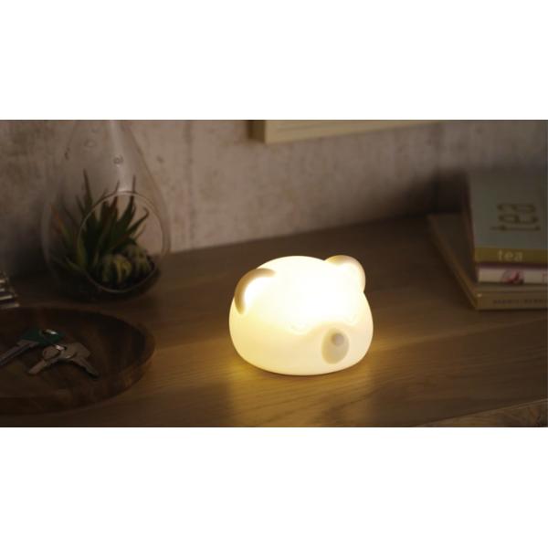 ポンッと振動で点灯 → ポンッと振動で消灯くまさんのぷにぷに触感がクセになる!?ぷにっぷにのやわらかシリコン素材約30分で自動消灯できるタイマー機能付きスイッチの長押しで30分後に自動消灯しますもちろん、常に点灯も可能暖色のやさしい明りでベ...