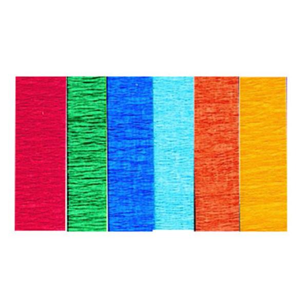 【商品説明】 いろいろな工作に！細かなしわをよせた紙で工作に最適です。※単色売りはしておりません。■商品名 クレープ紙 250×250 6色組 ■商品サイズ250×250mm■材質 紙■セット内容 6色組（赤・緑・青・水色・橙・黄）■製造元...