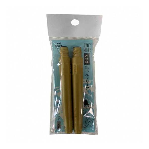 面相超極細専用のカートリッジ。お買い得な２本入り！人形の眉や鼻などの線描に最適な超極細の穂先です。木材や素焼きにもお使いいただけます。漫画やイラストにも最適です!色褪せしない水性顔料インキ。摩耗に強く、長持ちするポリエステル素材の筆です。■...