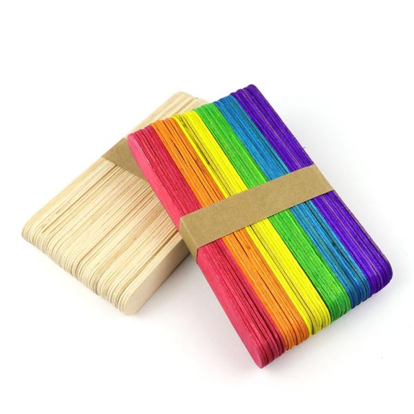 大量注文につきましてタイミングがわるく購入数をご用意できない場合がまれにございます。足りない分につきましては入荷次第の発送でご相談させていただくことがありますのでご理解のほどお願いします。■商品名　木製 スティック棒 大（1パック）■カラー...