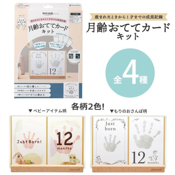 ■商品名 PALM COLORS 月齢おててカードキット■サイズ(約)専用台紙 148×100mm（ハガキサイズ）■セット内容専用台紙×15枚／PALM COLORS mezzo color×1個／木製スタンド×1個／保護ケース（台紙入り）...