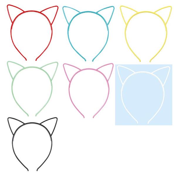 【商品説明】耳の部分に飾りを付ければ、好きな動物になれる！■商品名 耳付きカチューシャ■サイズ150×140mm■内容×1個■カラーイエロー、レッド、グリーン、ピンク、ホワイト、ブラック■材質ABS■ポスト投函配送詳細 2個までOK！■ポス...