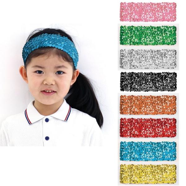 【商品説明】 華やかに目立つ！幅広ターバン ■商品名 メタリック ワイドターバン■サイズ約180×65mm（伸びていない状態）■内容1枚■カラーピンク、グリーン、シルバー、ブラック、オレンジ、レッド、ブルー、ゴールド■材質スパンコール：PV...