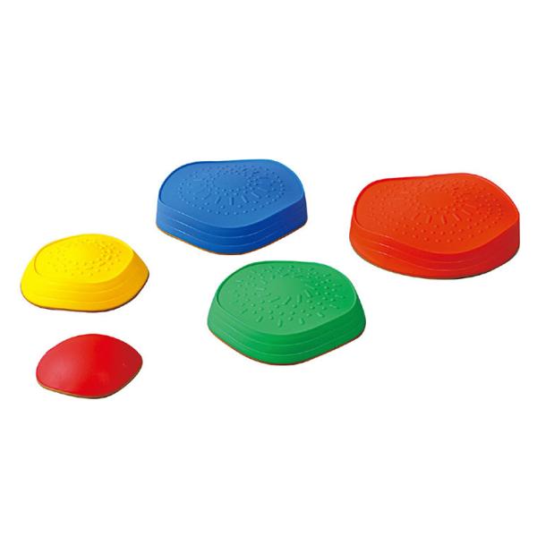 【商品説明】 バランス感覚を遊びながら鍛えられる！室内・室外を問わない、全身運動ができる体幹トレーニング遊具適度な間隔をあけて並べ、ストーンからストーンへ飛び移って遊びます。並べる間隔を変えたり、重ねて高さを出したりして難易度を変えることが...