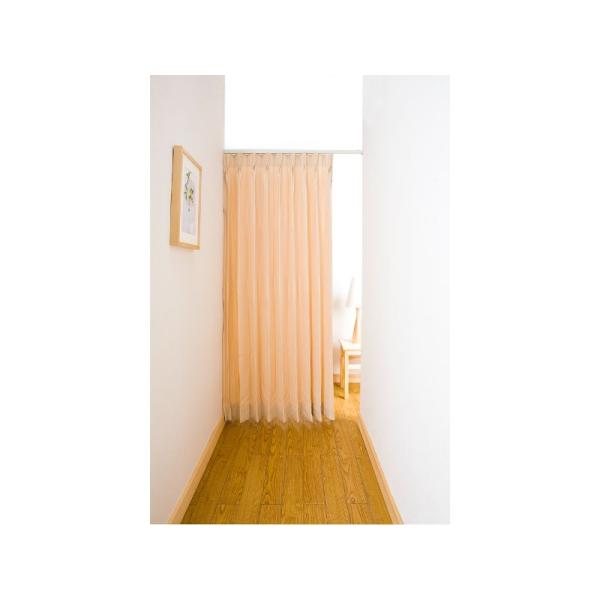●商品サイズ：1.1〜1.5m用●伸ばしてつっぱるカーテンレールですお部屋の間仕切りに冷暖房効果UP！！●つっぱり取り付けなので天井がない場所でも取り付け可能間口を間仕切って冷暖房効果アップつっぱり式なので壁がキズつかない