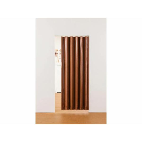 ●商品サイズ：幅100×高さ174cm●ネジのいらないつっぱりタイプのアコーデオンドア●レールを伸ばしてレバーをロック●つっぱりタイプのアコーデオンドア●ネジが効かない場所や天井がない場所にお取付ができます