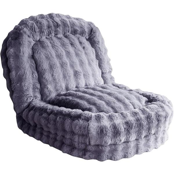 座椅子・ソファ・ベッドの3wayでお使いいただけて一日中過ごせる巣ごもりふわとろソファベッド『Foure（フール）』。とろけるような肌触りが気持ち良いマイクロファイバー生地とふかふかクッションがあなたを癒してくれます。18段階フリーロックリ...