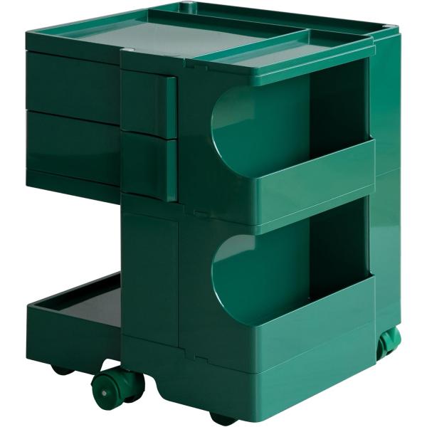 四面全てに収納スペースがある便利なトローリーワゴン『Pluna（プルーナ）』。丸みのある可愛いデザインが目を惹きます。180度回転するスライドトレイやポケット収納など、4種類の収納スペースがあり、リビングや寝室、デスクなど色々なシーンでマル...