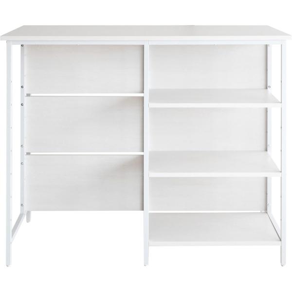 キッチンのゴミ箱や家電をまとめて収納しながら、お料理やカフェタイムもお楽しみいただけるキッチンカウンターテーブル『Salus（サルース）』。無駄なく収納できる可動棚のラックは電子レンジやトースターなどの家電も置けます。ゴミ箱スペースはフタ付...