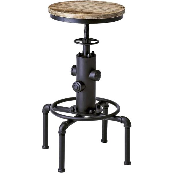 工業製品のような重厚さを活かしつつ、日常で使えるようにデザインされた「INDUSTRIAL（インダストリアル）」シリーズのバーチェア。ヴィンテージ加工が施された座面やパイプや配管を模したフレームは置いてあるだけで存在感バツグン。もちろん素材...