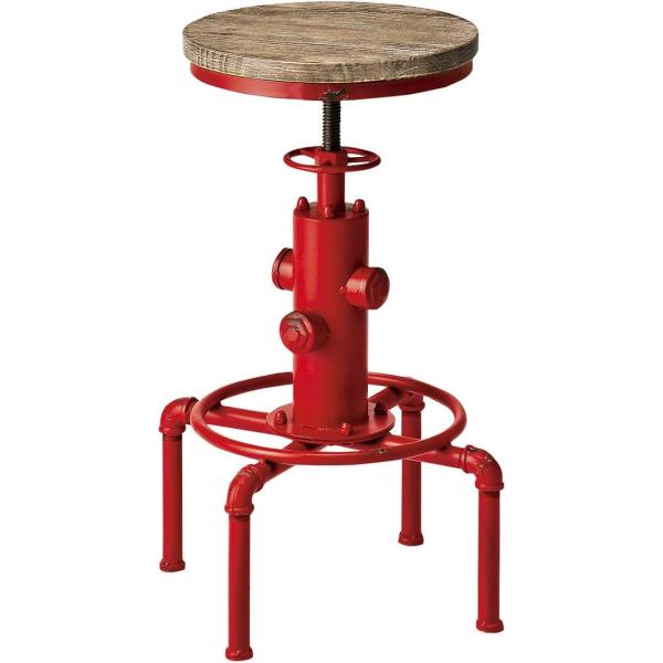 工業製品のような重厚さを活かしつつ、日常で使えるようにデザインされた「INDUSTRIAL（インダストリアル）」シリーズのバーチェア。ヴィンテージ加工が施された座面やパイプや配管を模したフレームは置いてあるだけで存在感バツグン。もちろん素材...