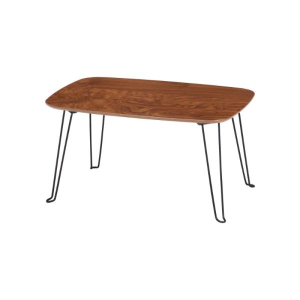 コンパクトな木調のローテーブル≪商品説明≫商品サイズ(mm)全体：幅600 × 奥行400 × 高さ310耐荷重(天板)：5kg天板厚み：12mm折りたたみサイズ：600x400x54mm