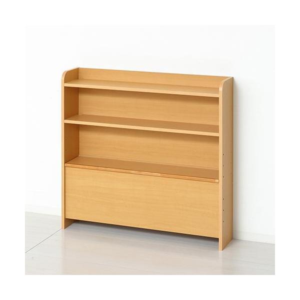 宮棚のないベッドやマットレスの枕元に収納スペースができます。材質:プリント紙化粧繊維板仕様 ： 組立式商品サイズ ： 幅93.5×奥行20×高さ90cm重量 ： 12kg材質 ： プリント紙化粧繊維板