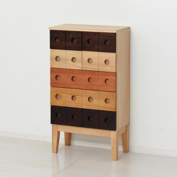 仕様 ：  完成品（脚のみお客様お取り付け）商品サイズ ：W50×D28×H90cm商品重量 ： 約8.5kg材質 ： 天然木・天然木化粧合板・ラッカー塗装商品詳細サイズ ：引出内寸1:約W20×D22×H10（11.5）cm2:約W44×...