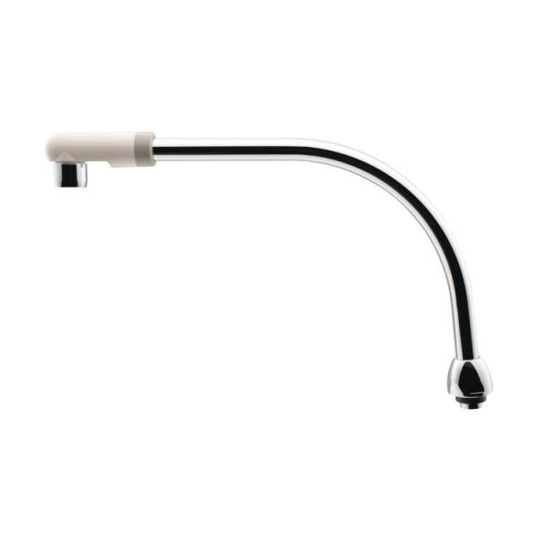 《商品詳細》流し台を広く使うことができる、長さ270ミリの蛇口用交換パイプです。<br>【特長】<br>◆通常のパイプと比べて吐水位置が高いのでシンクを広く使えます。<br>◆パイプ先端に熱伝導を防ぐ断熱...