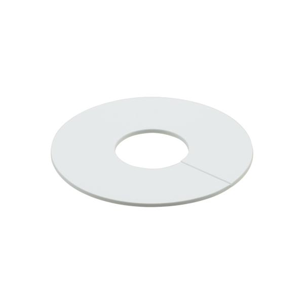 ◆壁面や床の配管貫通穴を隠す化粧プレートです。◆呼20のVP管、給水管、水道用ポリエチレン管、呼25の排水管などに対応しています。◆割り部分があるので配管が通った状態でも後付けできます。◆裏面はのり付きなので、貼り付けるだけで簡単に施工できます。