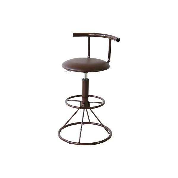 《商品詳細》サイズ(cm)：W41×D44×H74-85×SH57-68重量（kg）：5.4材質：スチール(粉体塗装) ソフトレザー原産地：台湾組立：組立