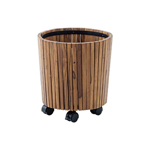 《商品詳細》観葉植物をセンス良くおしゃれに飾る。インテリア性にこだわったグリーンベース。植物の表情や印象を手軽に変えることができます。サイズ(cm)：φ34×H35重量（kg）：3.5材質：天然木(チーク) ラッカー塗装 スチール(粉体塗装...