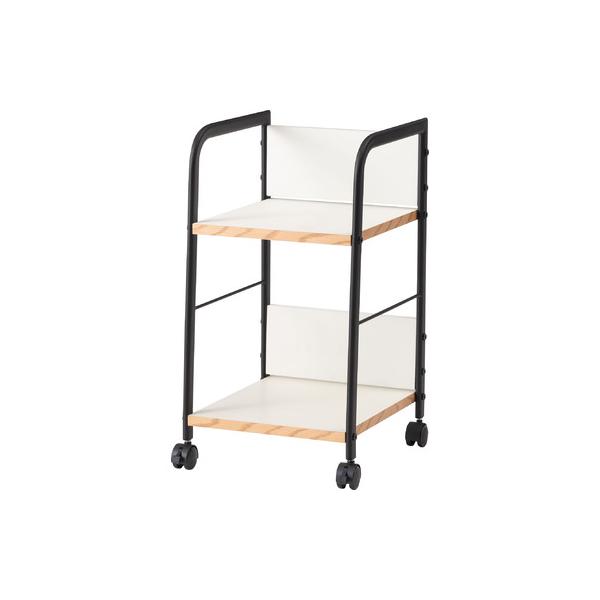 ワークデスクに合わせてデザインされたデスクワゴン。PVCシートで手入れもしやすく、ちょうどいいサイズ感が魅力。背板が付いているので物を置いても落ちにくく安心。仕事道具や勉強用具を一箇所にまとめて収納。ワークデスクの下に収納できるサイズ感。オ...