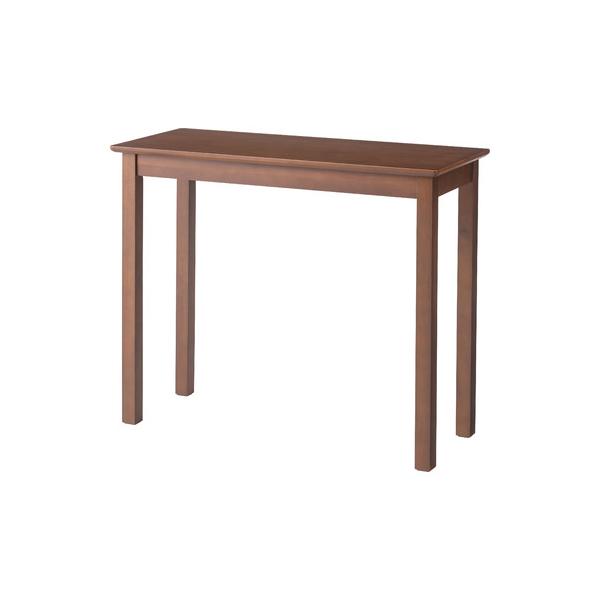 スリムなデスクで色々なシーンで活躍します。木目を活かしたデザインと、木本来のカラーが落ち着いた印象を与え、お部屋のインテリアにとても馴染みます。  【サイズ】W90×D37×H73【材質】天然木(ラバーウッド) ラッカー塗装【静的耐荷重】1...