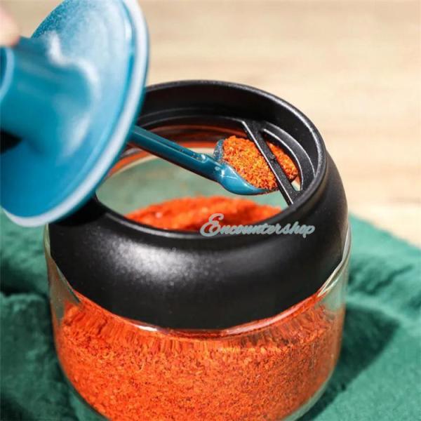 ■ 品名：調味料入れ■ 素材：PP+ガラス■ カラー ：全2色(2タイプ)■ サイズ：写真参考■ 容量：250ML/350MLencountershopの検索ワード：調味料 容器 ストッカー 収納 ケース キッチン収納 保存容器 塩コショウ...