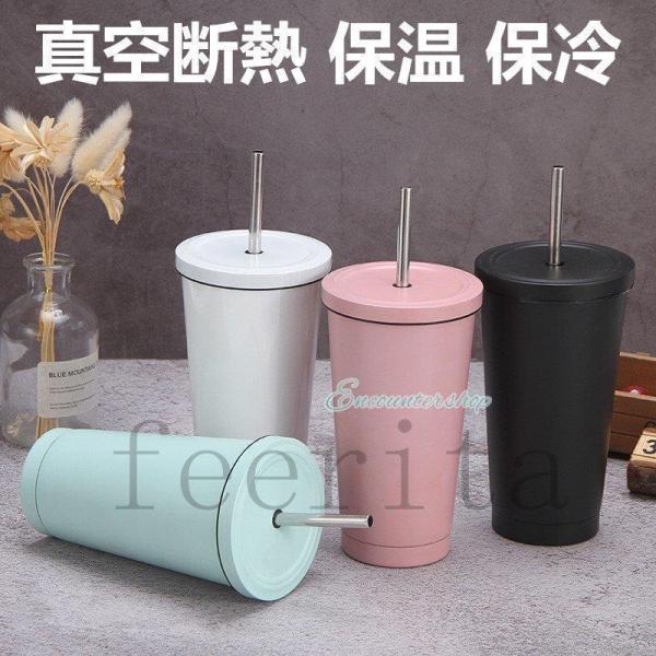 サイズ：500mlフタ付き真空断熱ステンレス魔法びん構造なので保温保冷でき、夏でも冬でも使えるマグカップ。保冷，保熱効力、6時間以上ホットドリンクを入れても、外側が熱くならない。氷を入れても結露しない。コーヒーだけてなく、ソフトドリンク、ビ...