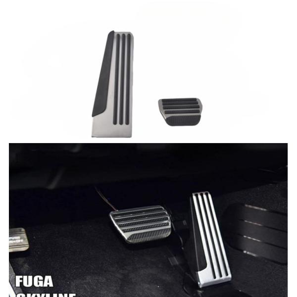 【発売日：2021年06月11日】【材質】：高品質ステンレス材質【カラー】：シルバー【適合車種】：日産 フーガ(Fuga)Y51系(2009年11月~) スカイライン(Skyline) V37系(2014年2月~)【無加工ポン付け可能】：★...