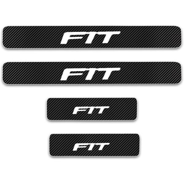 【発売日：2020年10月14日】車種専用： HONDA フィット 炭素繊維製のスカッフプレートで、高い粘着性し簡単に取り付け、きれいになります。 長期間にドアを傷、擦り傷、蹴り、および汚れから保護し、高いメンテナンスコストを回避します。 ...