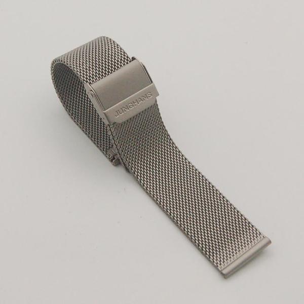 JUNGHANS/ユンハンス純正メッシュベルト（チタン）・・・ミラネーゼブレス取扱いは20mmのみ※バネ棒2本付き