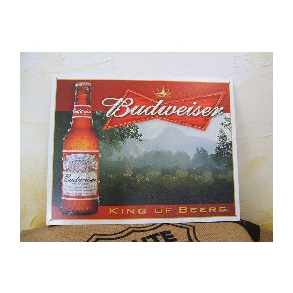 Budweiser-King of Beers★アメリカン・ブリキ看板★
