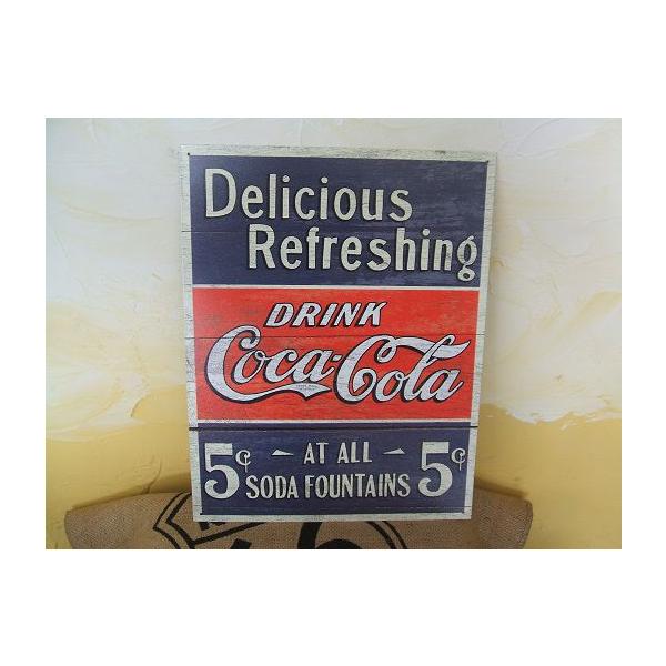 Coke-Delicious 5 Cents★アメリカン・ブリキ看板★