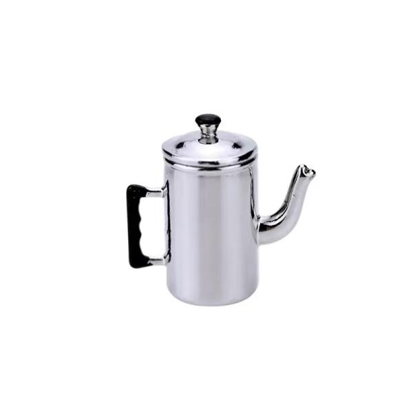 ミニチュア コーヒーポット 蓋付き 1点 ドリップケトル ドールハウス 小物 ドールハウス インテリア 小物 雑貨内容数：1点サイズ：約27 x 27mmカラー：シルバー材料：合金合金製のミニチュアコーヒーポット、蓋が開閉可能です。パッと見...