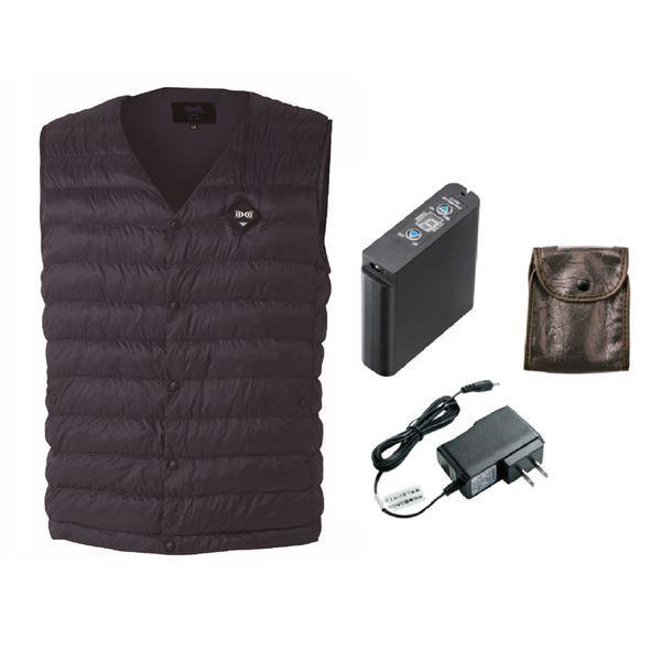 空調服(R) 2021年 THERMALGEAR サーマルギア TG22102 発熱防寒ベスト LIPRO2バッテリーセット(サイズ：LL、カラー：グレー) 送料無料 空調服(R) 2021年 THERMALGEAR サーマルギア TG22102 発熱防寒ベスト