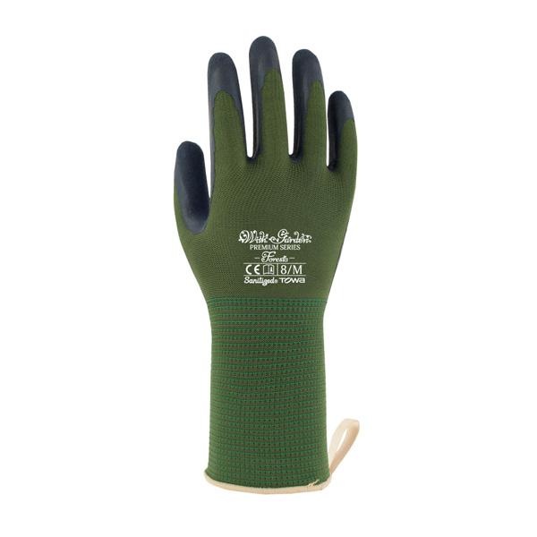 ニオイや菌を抑制するサニタイズ(R)抗菌抑臭加工を施しています。※サニタイズ(R)はサニタイズ社の登録商標です。土が入りにくい、袖口がロングタイプの手袋です。土や虫だけでなく、日焼けからも手を守ります。特殊なスベリ止め加工で優れたグリップ力...