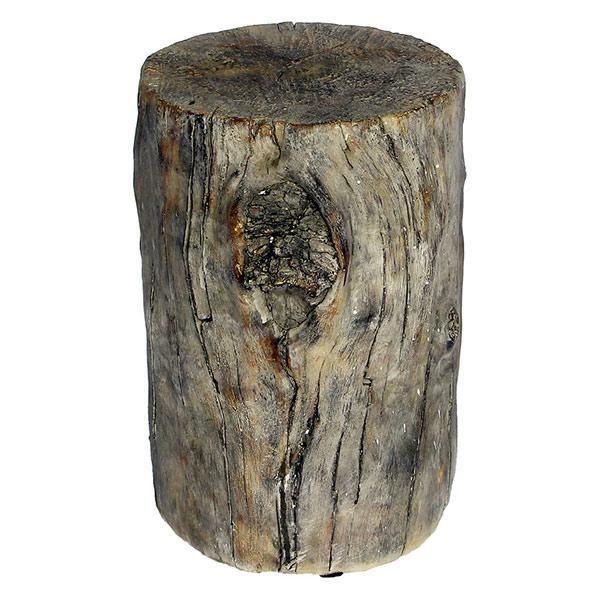 樹の幹の質感を再現したログスタンド。鉢花を飾る花台やお店のディスプレイとしておすすめです。上下逆さにすると中は空洞になっているので、鉢カバーや物入としても利用できます。※詳しい商品説明は下のほうに記載があります