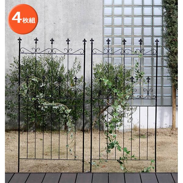ヨーロッパの古城のような雰囲気をただよわせる繊細で風雅なデザインのアイアンフェンスです。お庭を華やかにしたり、ハンギングを楽しんだり。バラやクレマチスなどのツル性の植物をからませれば、よくあるメッシュフェンスのグリーンカーテンより、おしゃれ...