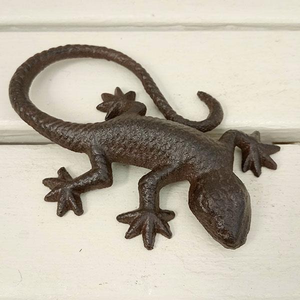 オランダのガーデン雑貨ブランド「エッシャーデザイン」のガーデンオーナメント。人気のヤモリです。インテリアやお庭のアクセサリーに。ナチュラル＆コンフォートなテイストでアイデアあふれる雑貨が魅力的です。※詳しい商品説明は下のほうに記載があります