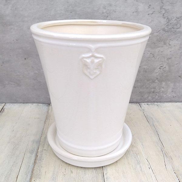 クリスマスローズのパイオニアナーセリー花郷園さん考案のクリスマスローズのための専用陶器鉢”Rose de Noel Parfait（ローズドゥノエルパルフェット）”です。ナーセリー目線で完成した根の性質を考慮した深鉢仕上げです。また、口径と...