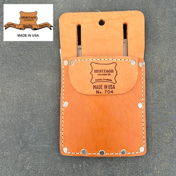 道具・はさみ入れ カリフォルニア州ロサンゼルスに自社工場をもつアメリカを代表する革製品メーカーHeritage Leather(ヘリテージレザー)。主に道具を入れるためのレザーケースを専門に熟練の職人達が一つずつハンドメイドで作る製品は丈夫...